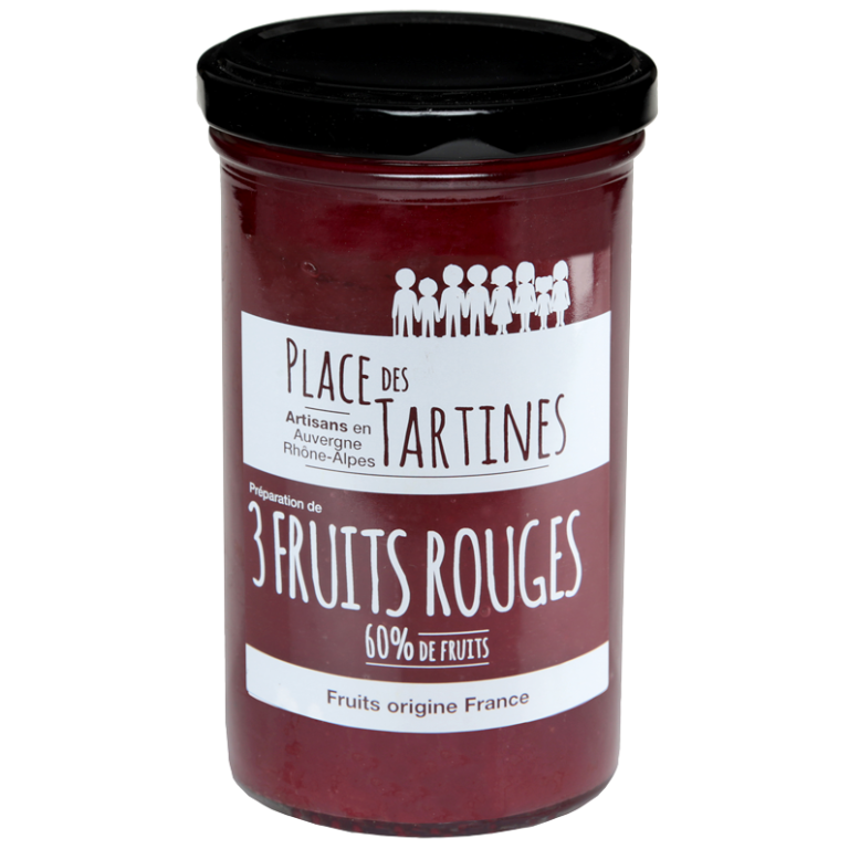 3 Fruits Rouges – Place des Tartines