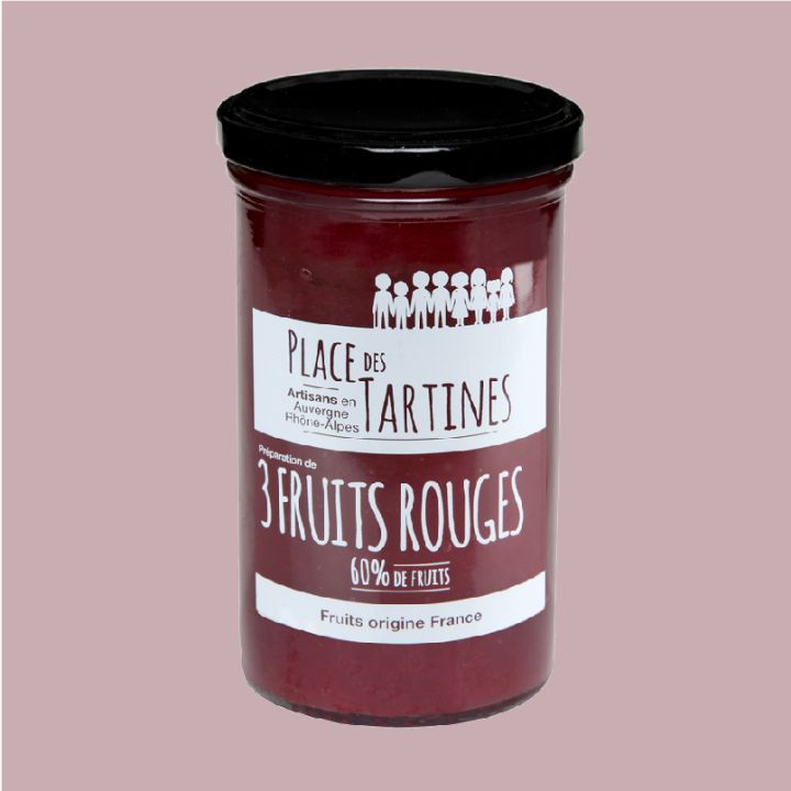 3 Fruits Rouges – Place des Tartines